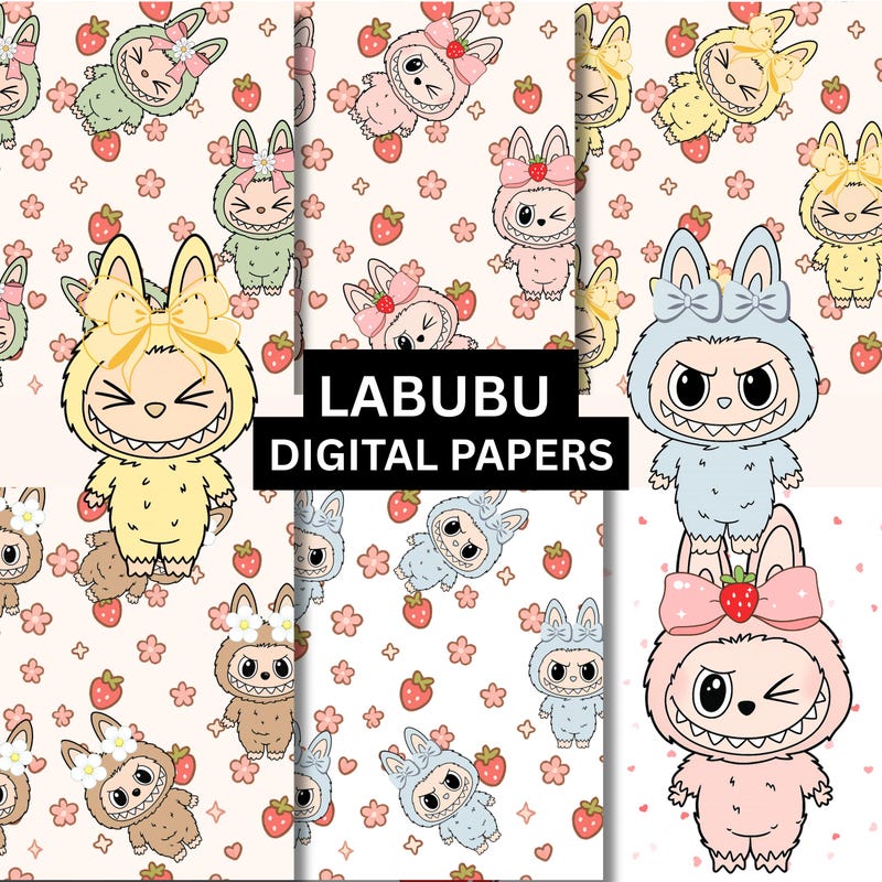 Kawaii Paper Dolls - Etsy