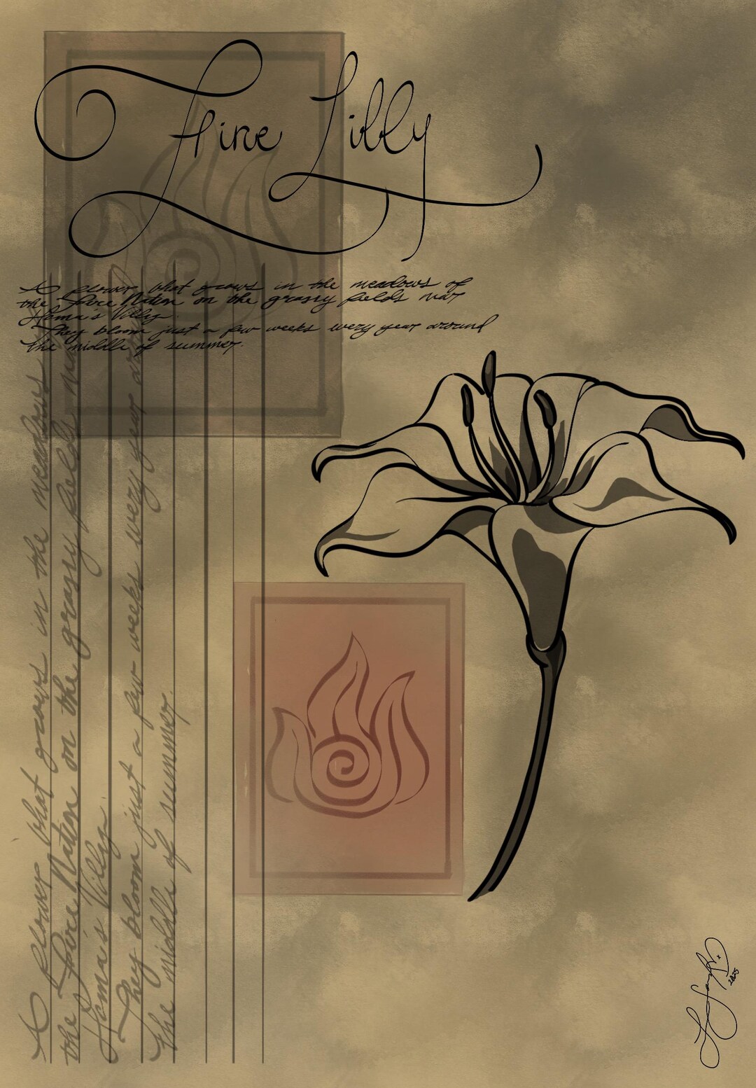 BUNDLE || Posters of Flowers From Avatar Last Airbender, Fan Art - Etsy