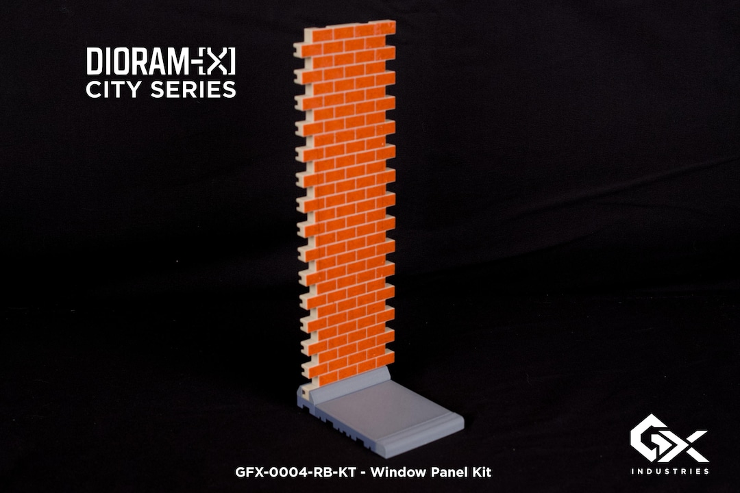 Window Panel Kit - Dioram-x: City Series - 1/12 Scale Modular Diorama ...