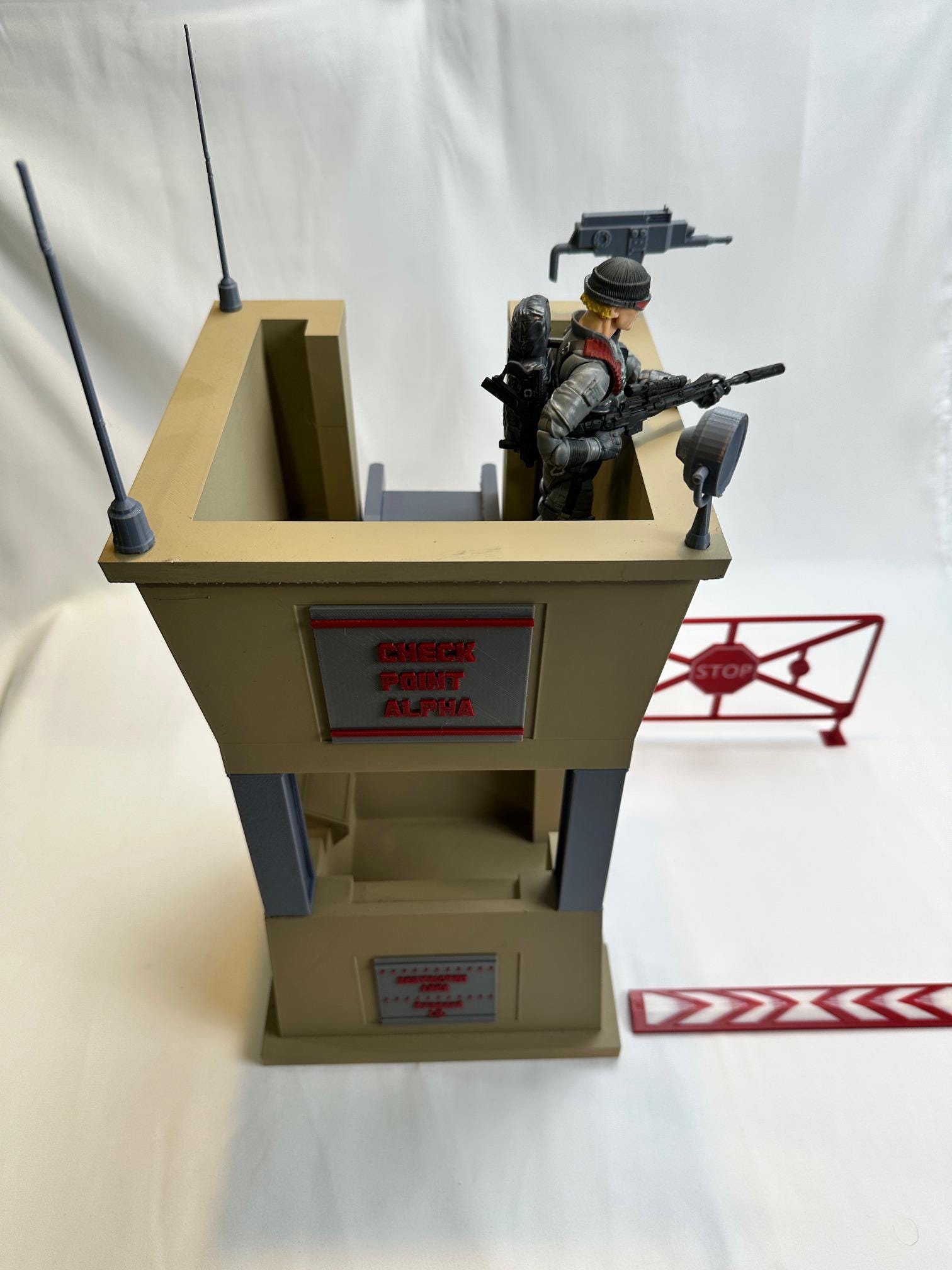 1/12 Scale STL – Military Checkpoint Playset for Classified Action ...