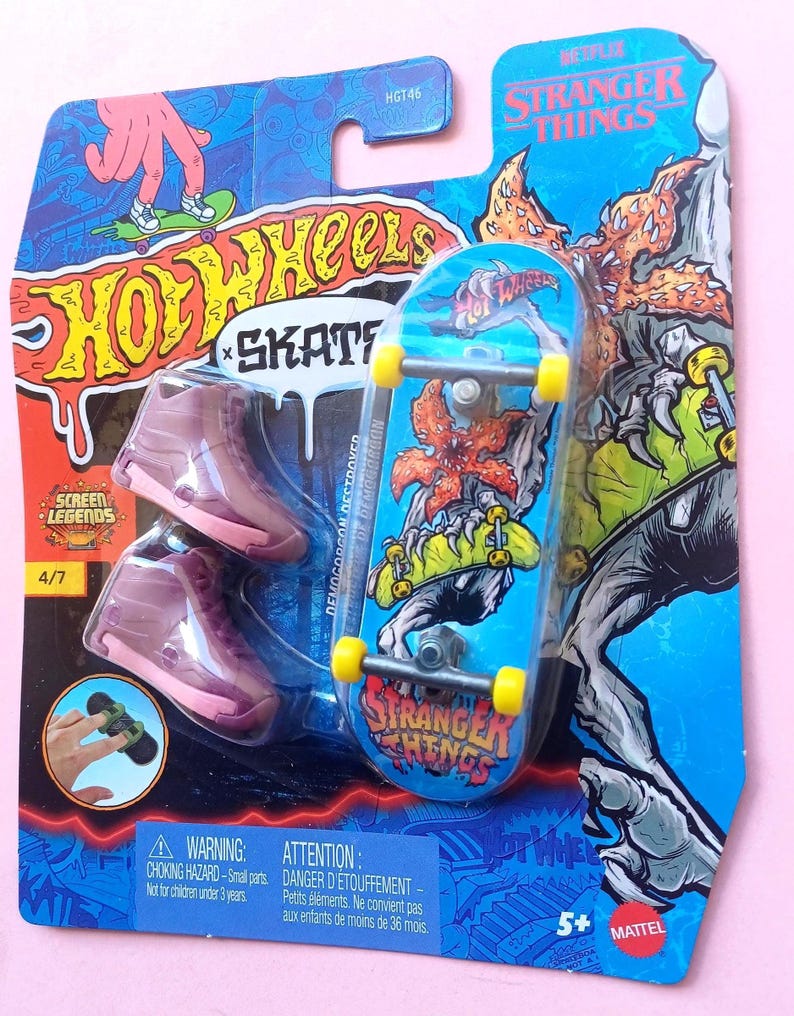 Stranger Things Netflix, DEMOGORGON DESTROYER, Hot Wheels Skate Series ...