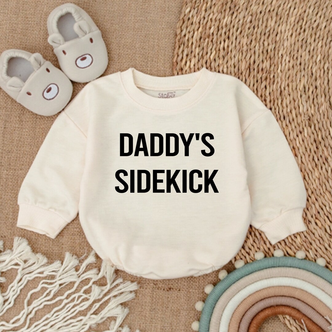First Father's Day Outfit-daddy's SIDEKICK Romper-baby Boy Clothes ...