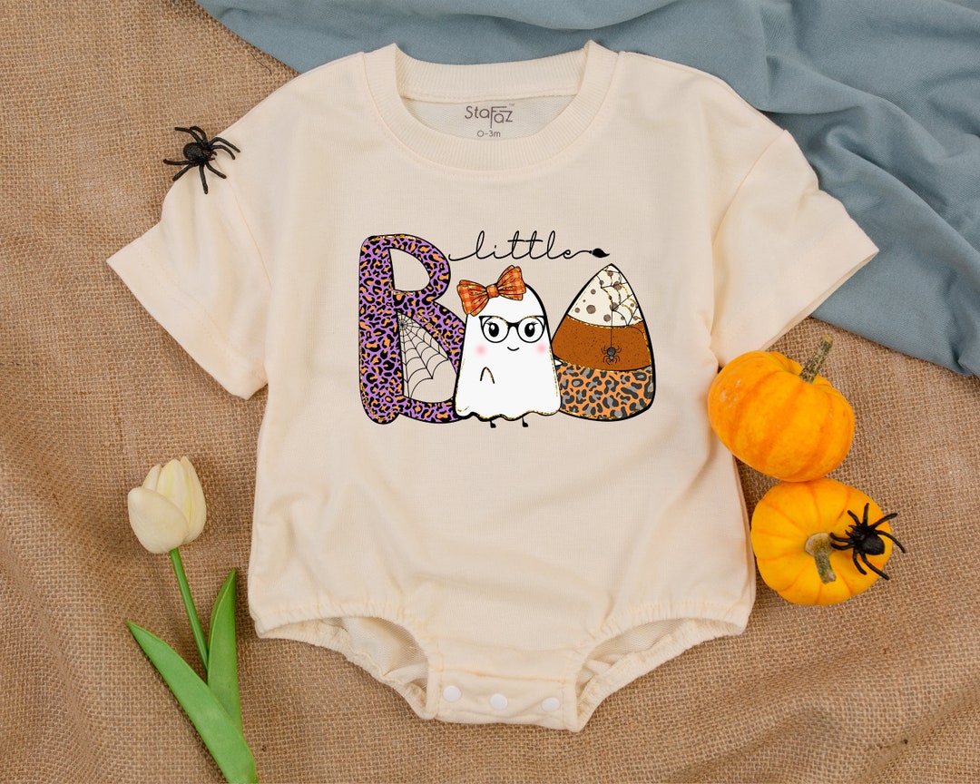 Little Boo Clothes- Cute Retro Bodysuit - Halloween Baby Clothes ...