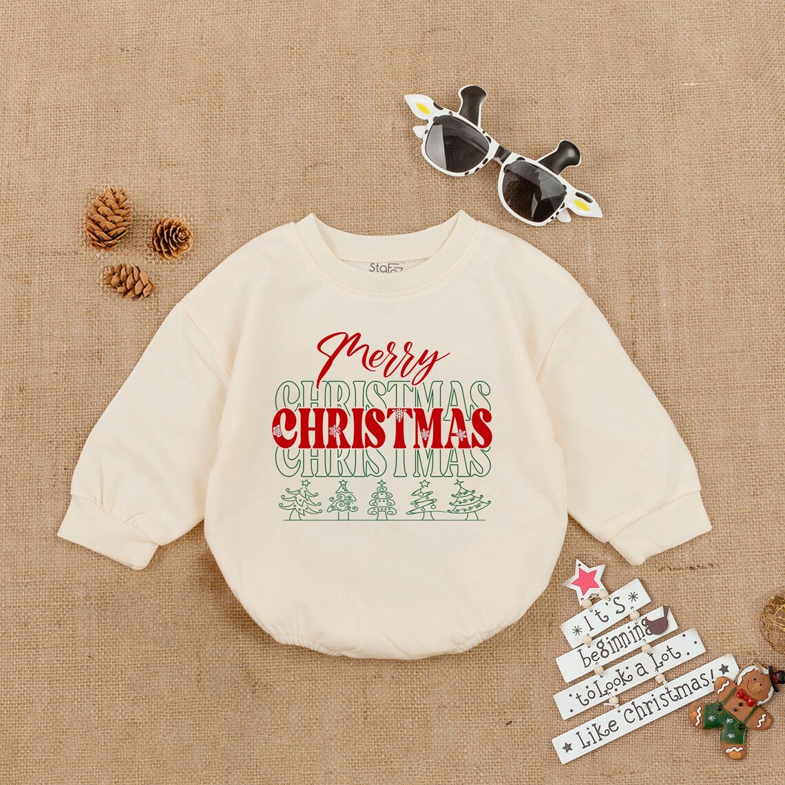 Merry Christmas Baby Outfit, Santa Baby Cozy Clothes, Santa Baby Romper ...