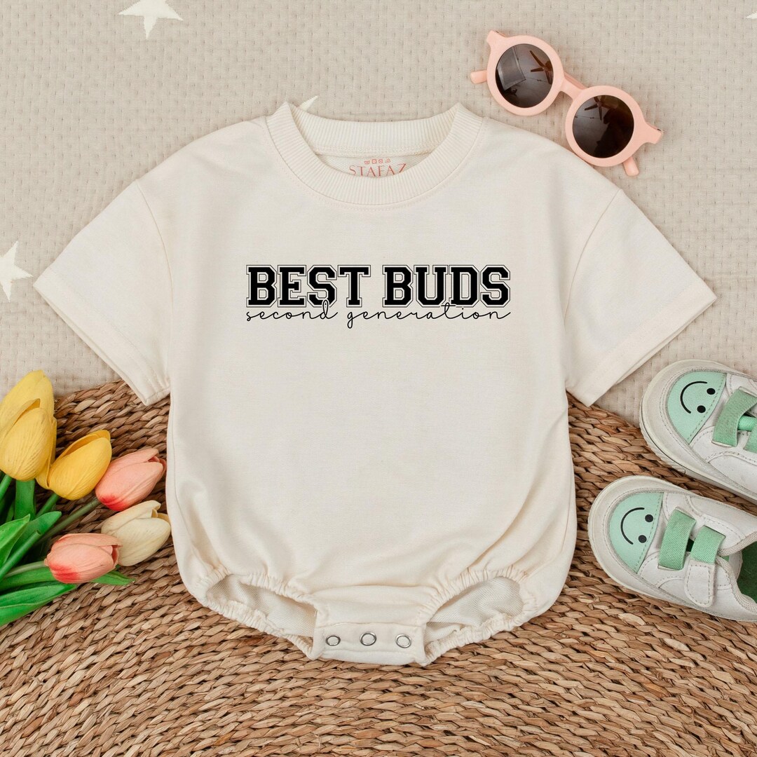 Best Buds Second Generation Baby Romper Short Sleeves, Baby ...