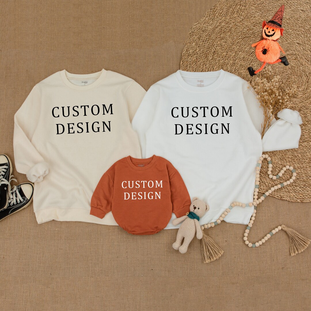 Customized Fall Thanksgiving, Halloween Family Sweatshirts ...