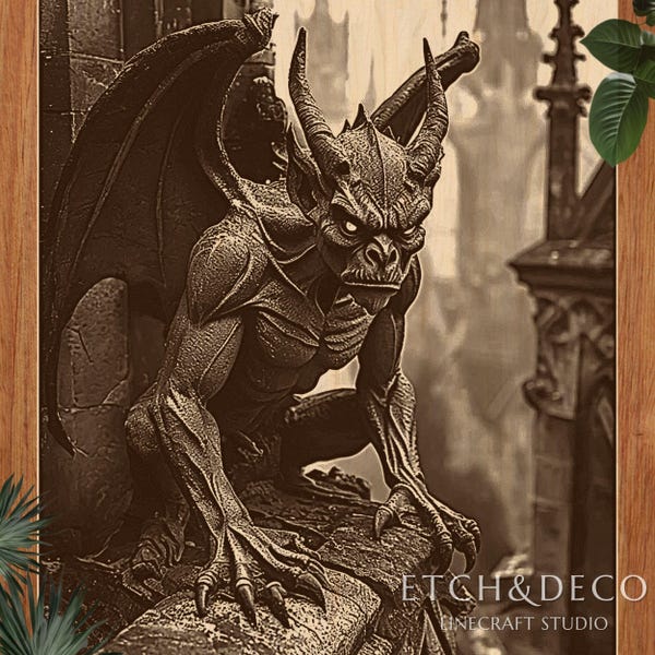 Gargoyle Wood Patterns - Etsy