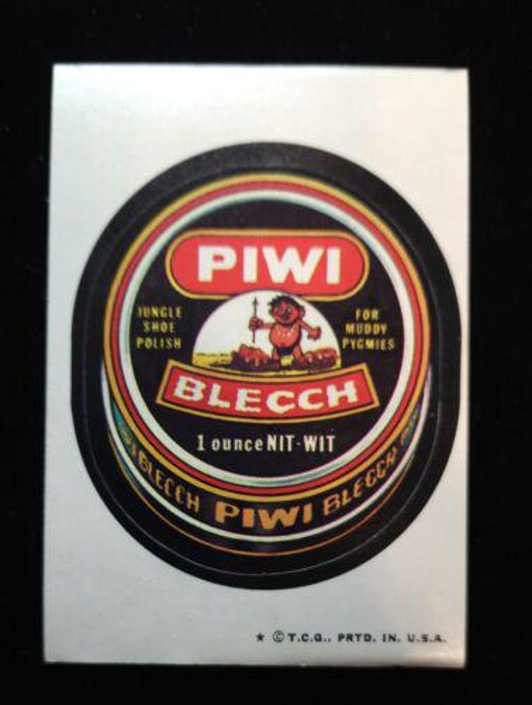 1974 WACKY PACKAGES Series 6 Tan Back Piwi Blecch Ex/ NM+ - Etsy