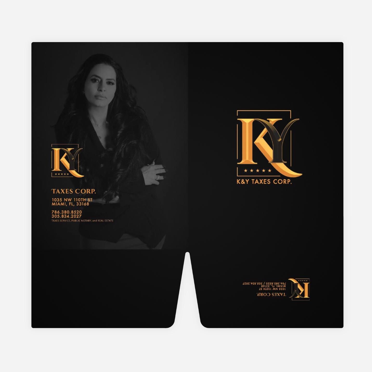 Branded Custom Presentation Folders for Business, Personalized Presentation Folders - Etsy