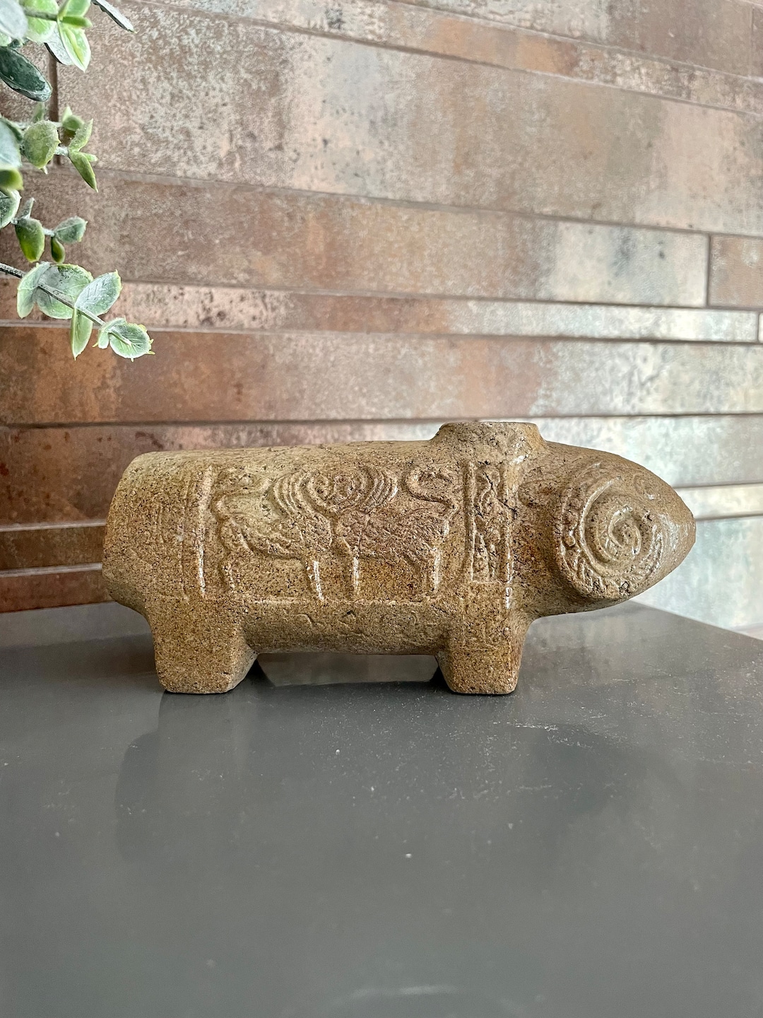 Vintage Pottery Ram Souvenir From Vernisage in Yerevan Armenia - Etsy