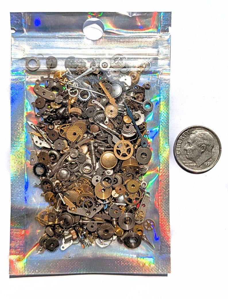 Steampunk PREMIUM Wrist Watch Parts Pieces Lot Gears Crowns Cogs Wheels ...