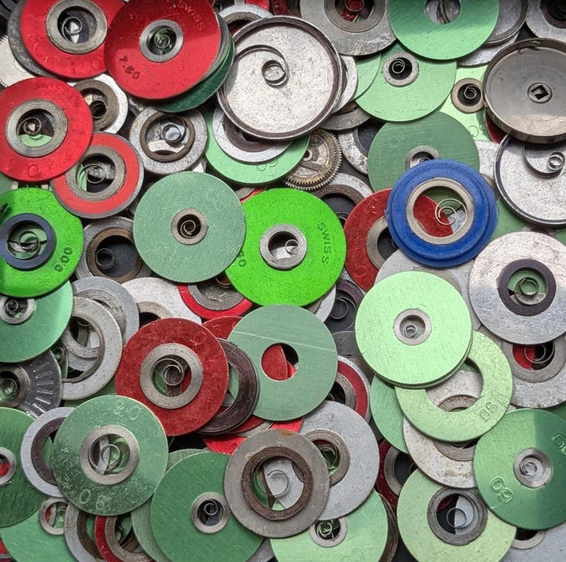 20 Main Springs Steampunk Watch Parts, Junk Journal, Steampunk, Craft ...