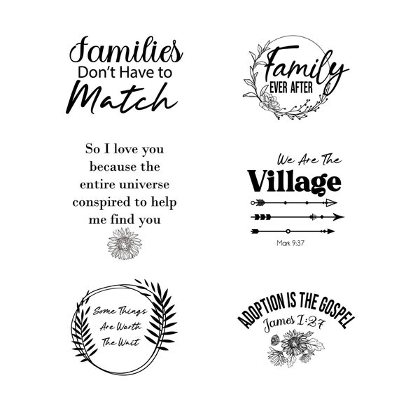 Adoption Day Svg - Etsy