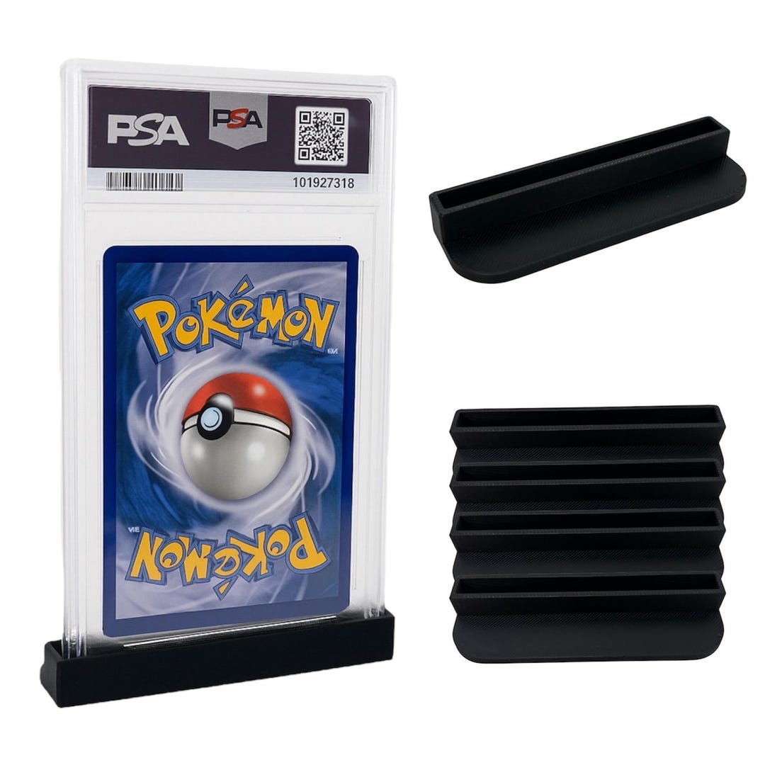 3D Printed PSA Card Holder Display Stand – Multiple Pack Sizes (5, 10 ...
