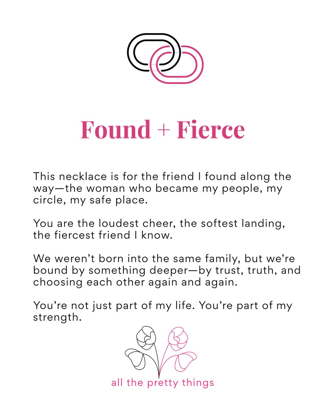 Friendship Found and Fierce Gold and Zircon Minimalist Necklace for ...