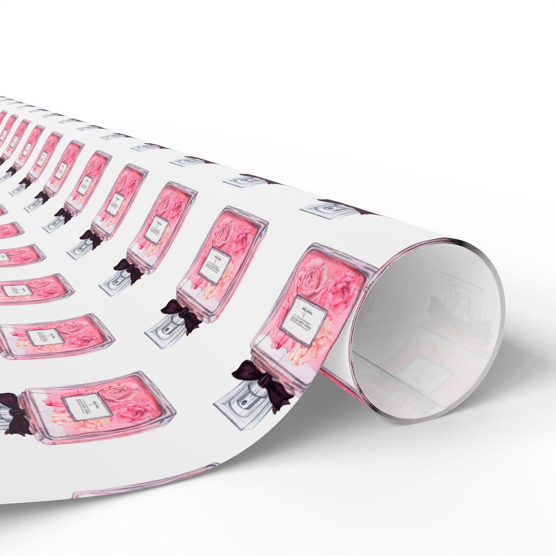 Boujee Since Birth - Perfume Bottle Wrapping, Gift Wrap Roll, Custom ...