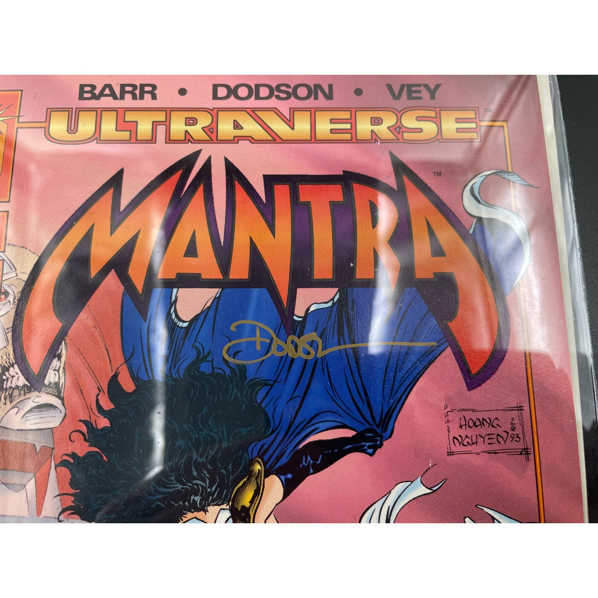 Ultraverse Comic Mantra #1 Signed Dodson COA 1993 - Etsy