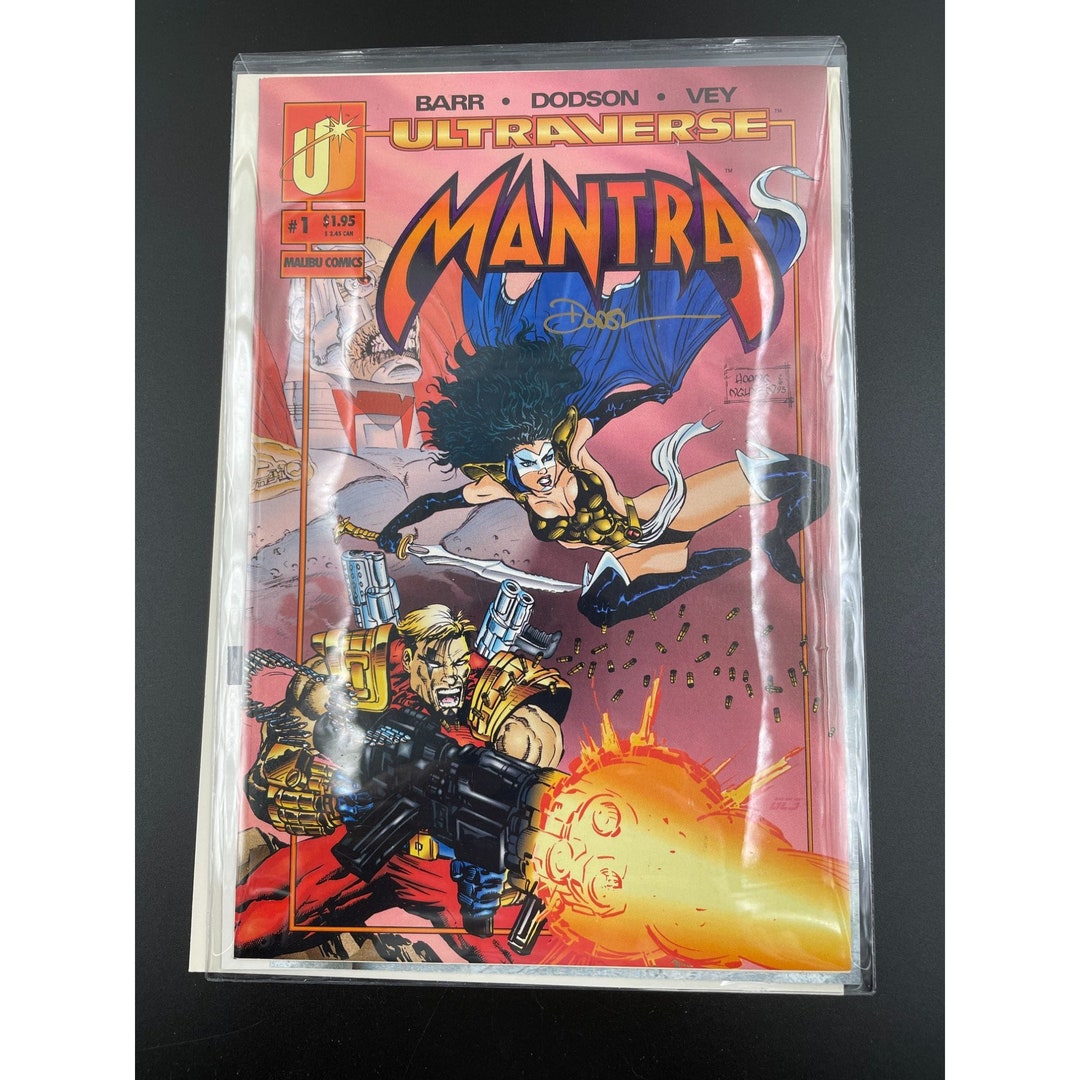 Ultraverse Comic Mantra #1 Signed Dodson COA 1993 - Etsy