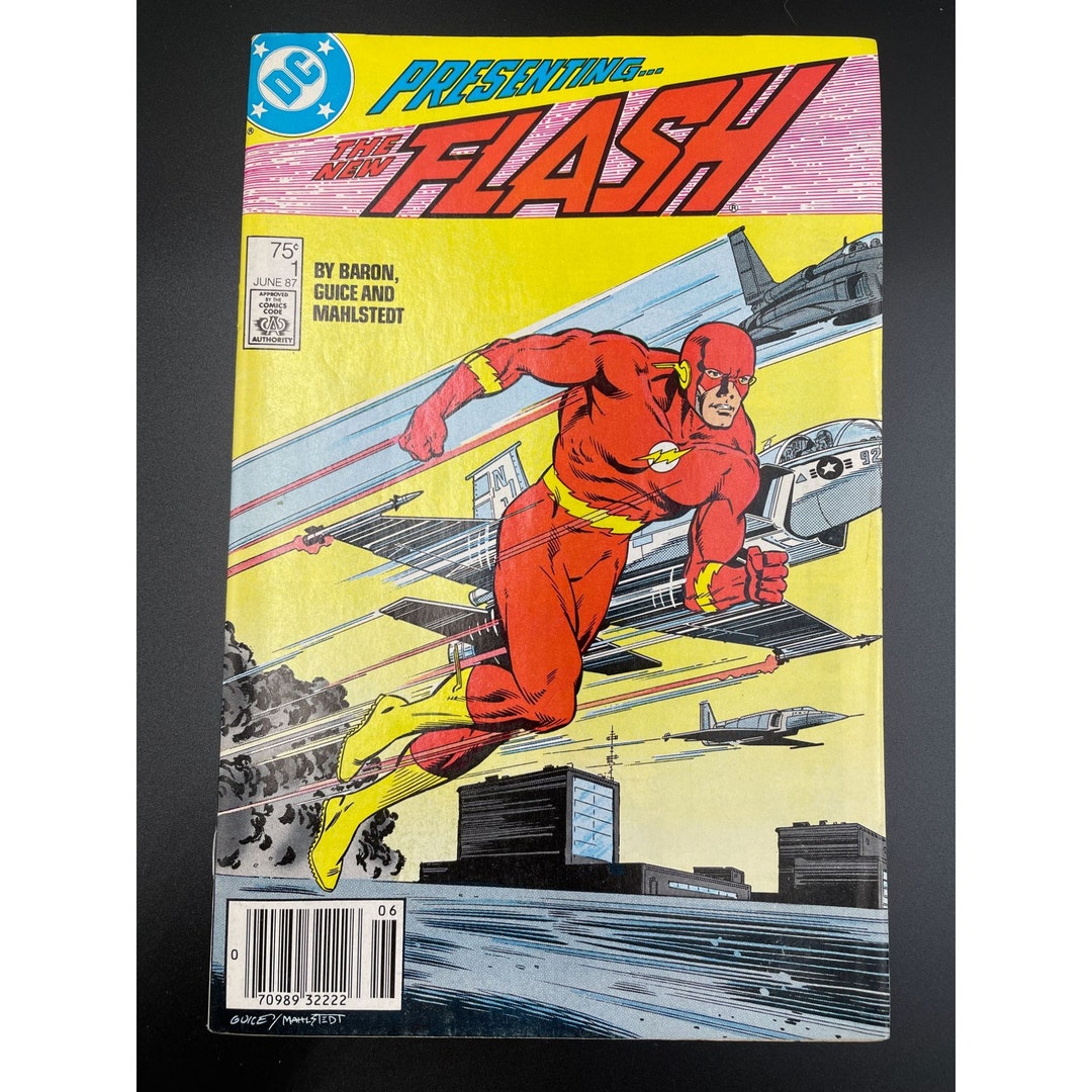 DC Comic Book Presenting the New Flash 1 1987 - Etsy