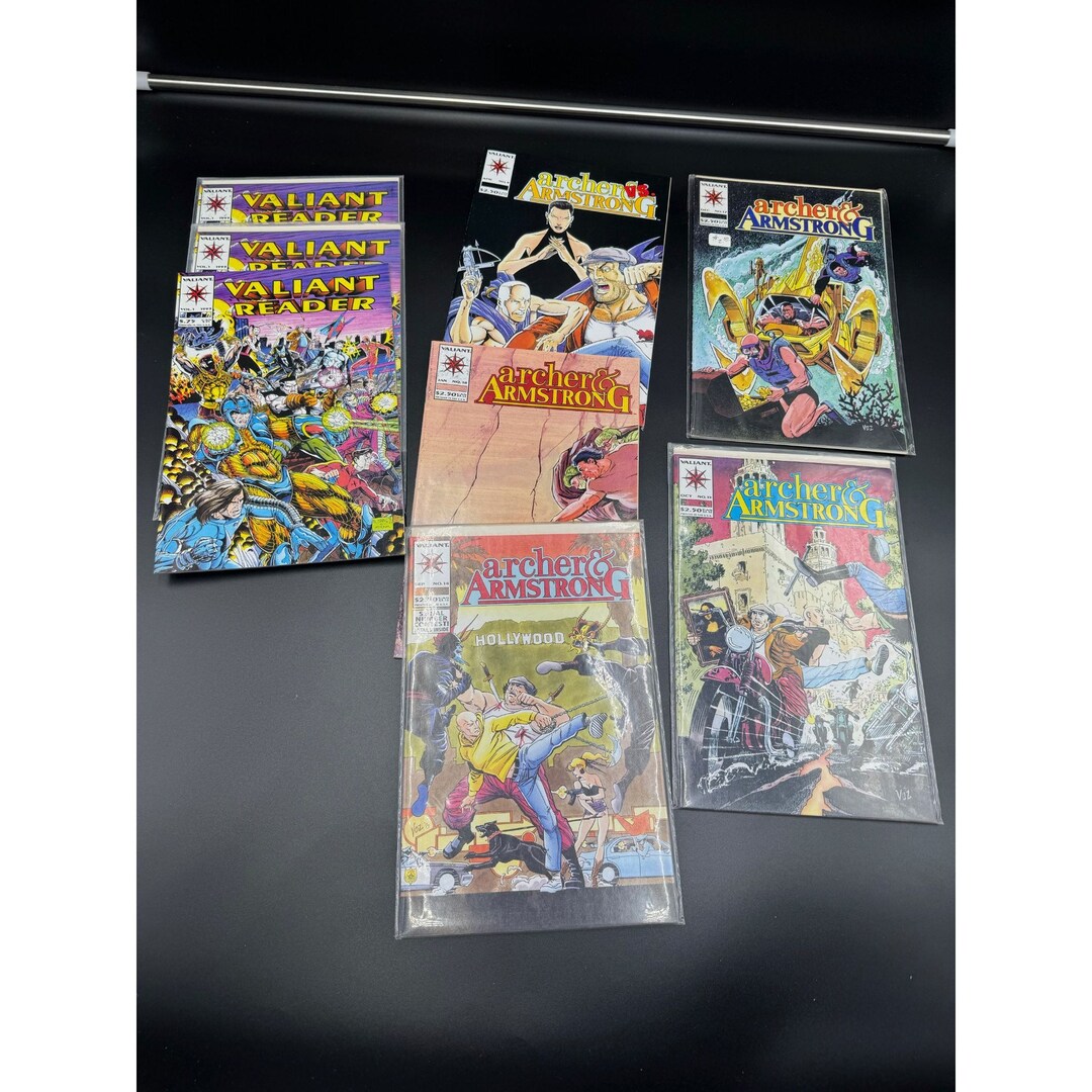 8 Vintage Valiant Comic Books Archer & Armstrong Valiant Reader New - Etsy