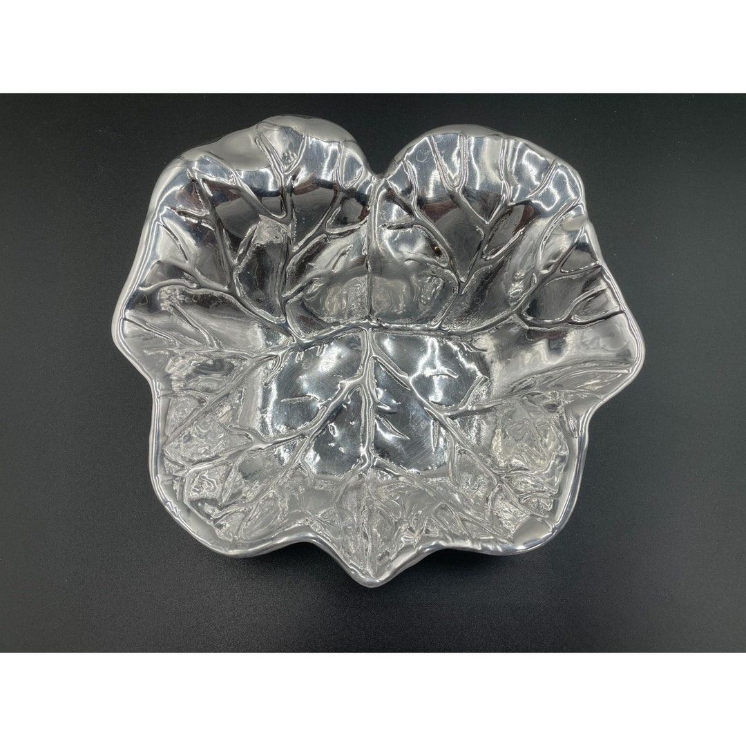 Designer Beatriz Ball Garden Isabel Leaf Med Bowl 7" Aluminum Alloy - Etsy
