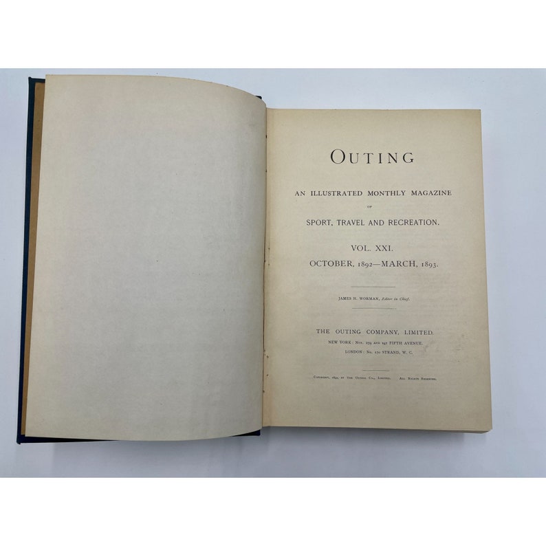 Outing; an Illustrated Monthly Magazine of Sport Travel and Recreation ...