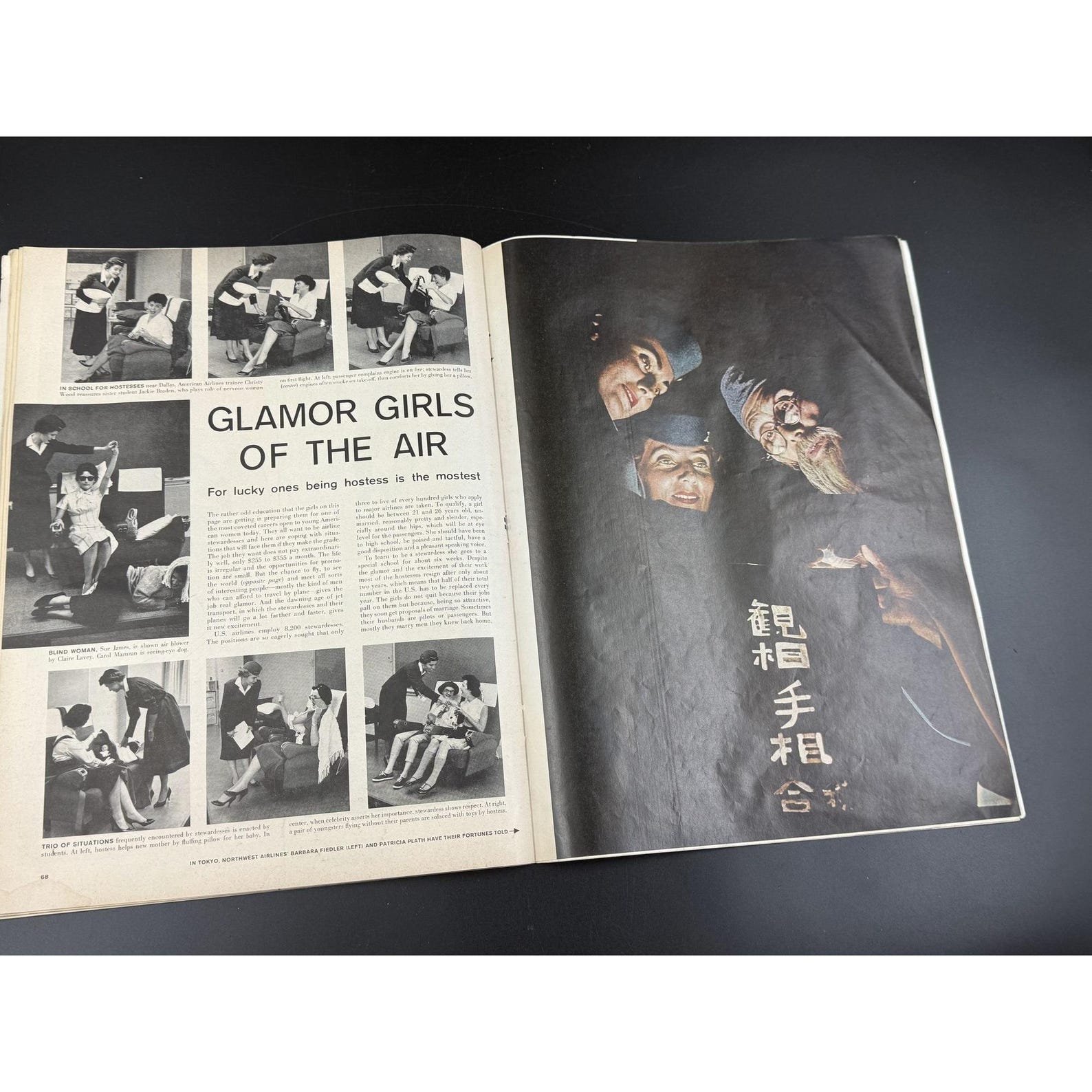 Life Magazine August 25 1958 Air Hostesses Glamor Girls Wool Sweaters ...