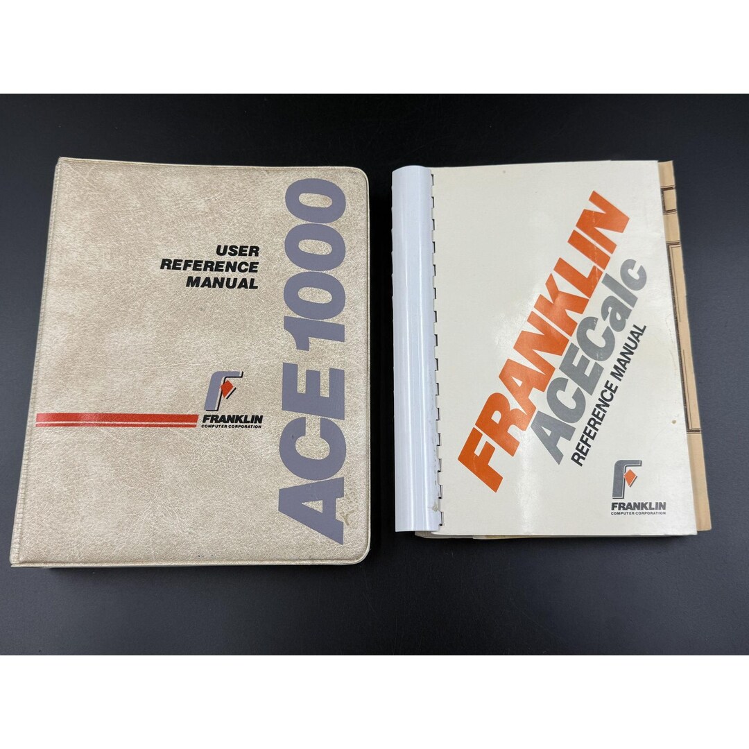Franklin Ace 1000 User & Reference Manual Set - Etsy