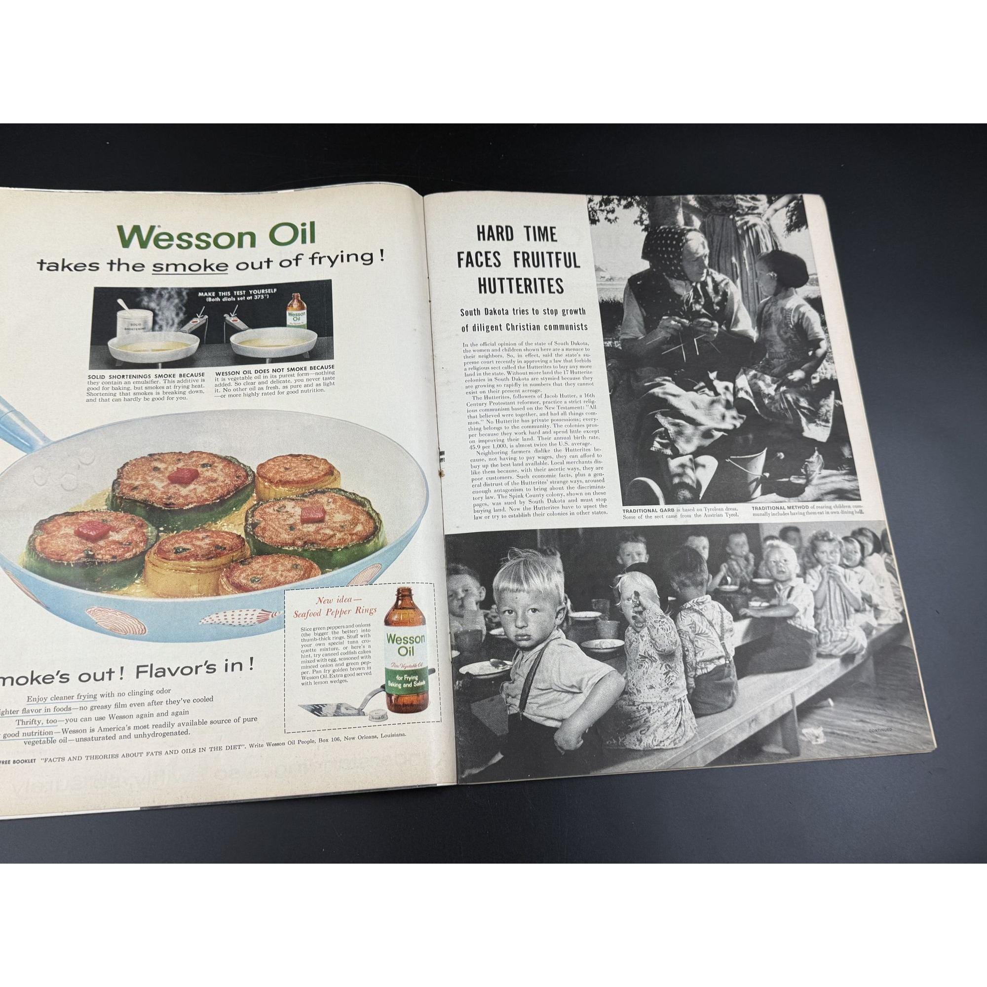 Life Magazine August 25 1958 Air Hostesses Glamor Girls Wool Sweaters ...