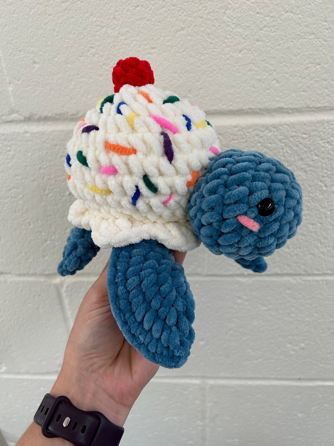 Amigurumi Ice Cream Turtle Plush, Handmade - Etsy