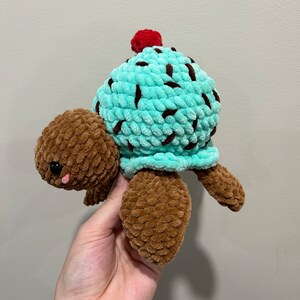 Amigurumi Ice Cream Turtle Plush, Handmade - Etsy