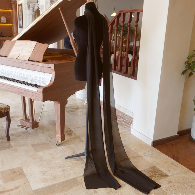 Formal Floral Shawl Black - Etsy