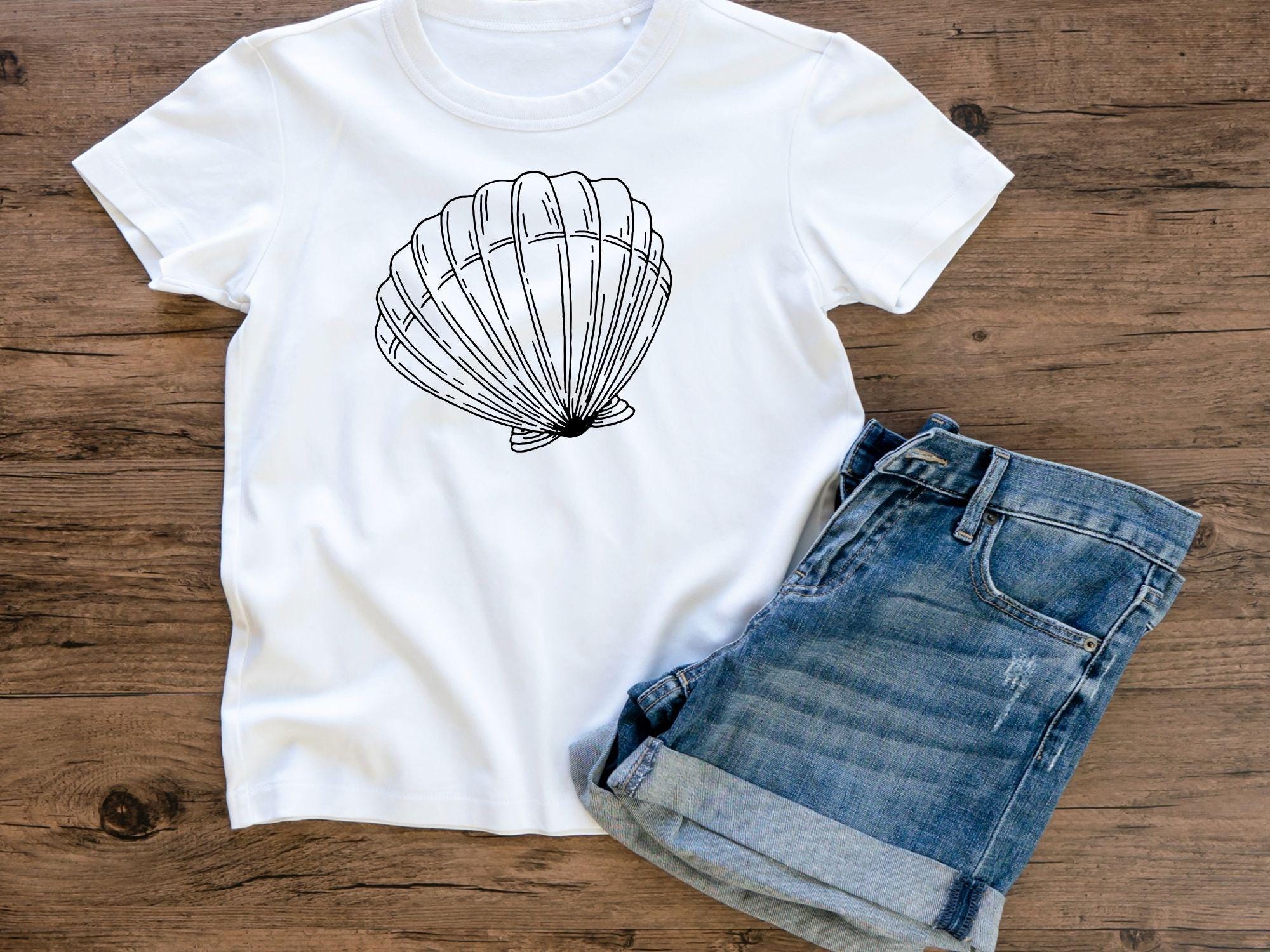 Seashell SVG, Seashell Cricut, Seashell Cut Files, Seashell Silhouette ...