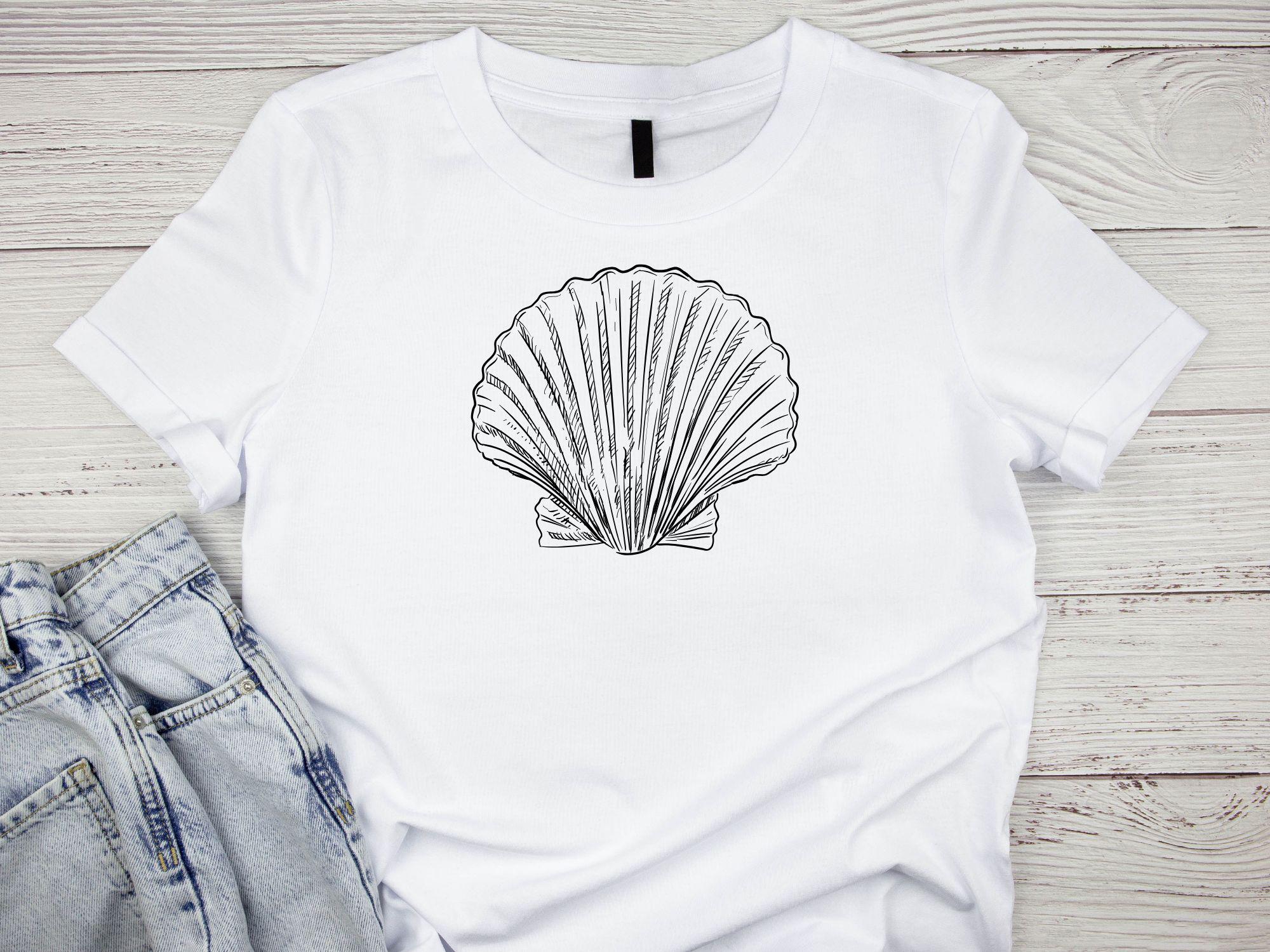 Seashell SVG, Seashell Cricut, Seashell Cut Files, Seashell Silhouette ...