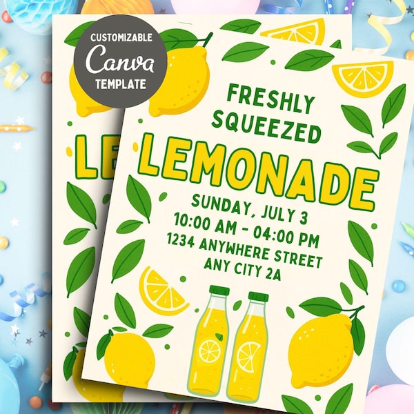 Lemonade Stand Signs - Etsy