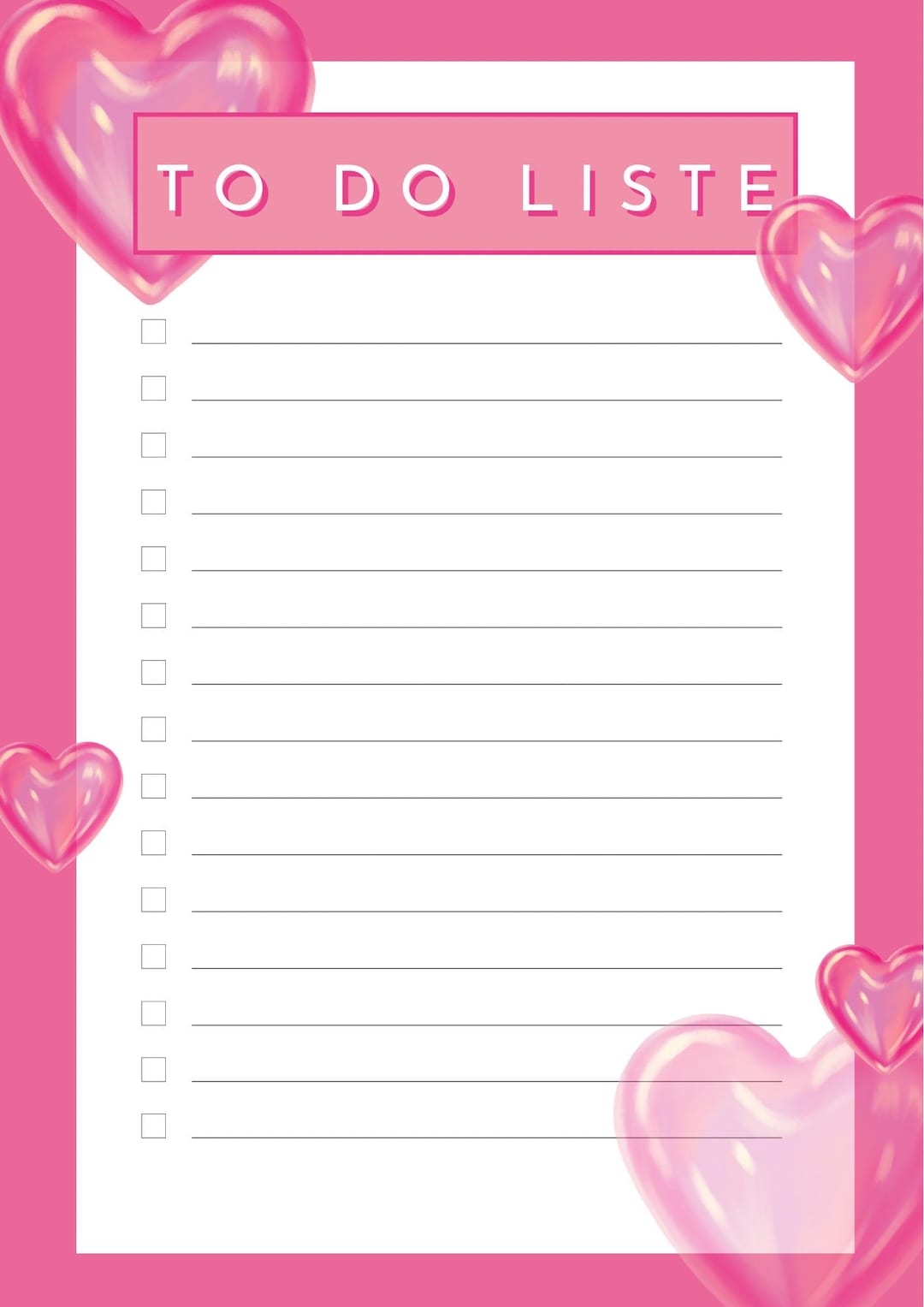 Wunderbar Wochen To Do Liste Zum Ausdrucken Bild