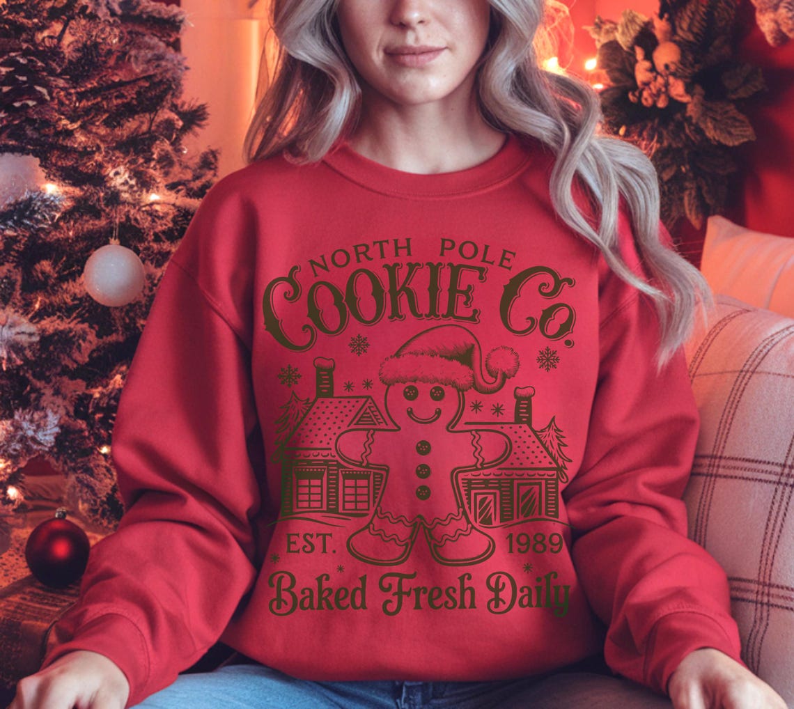 North Pole Cookie Co Funny Christmas PNG North Pole Magic Baking Png ...