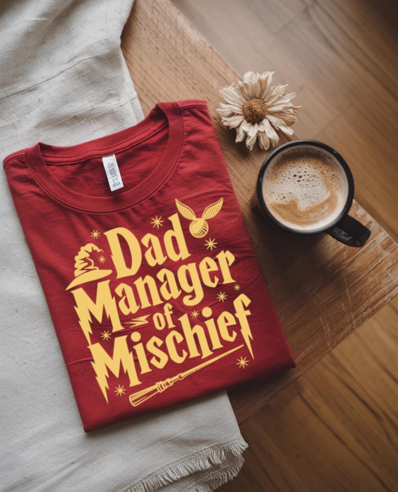 Dad Manager of Mischief Dad Shirt Png, Fantastic Dad Shirt, Father's ...
