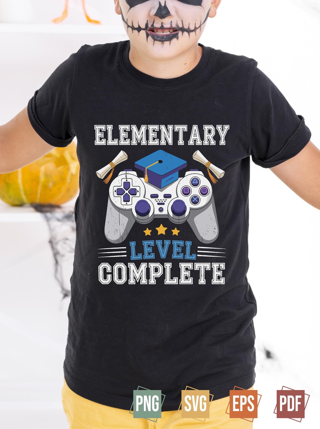 Elementary Level Complete Digital Download - Gamer Graduation SVG PNG ...