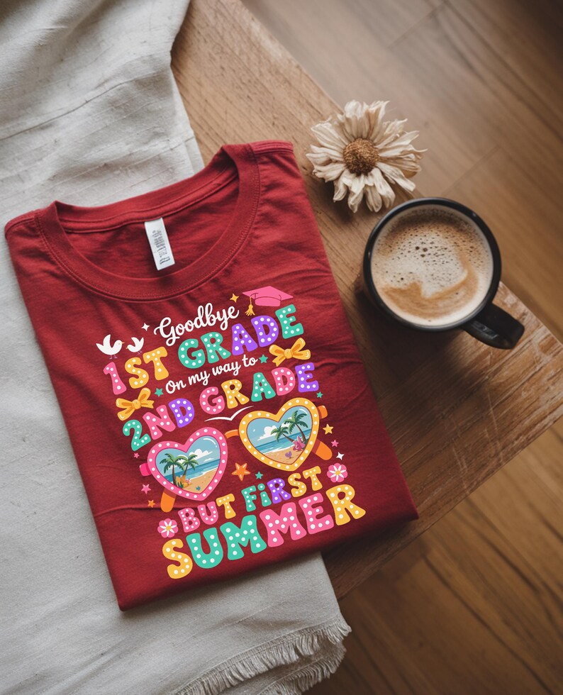 Goodbye 1st Grade Hello 2nd Grade Shirt SVG | Last Day of School PNG ...