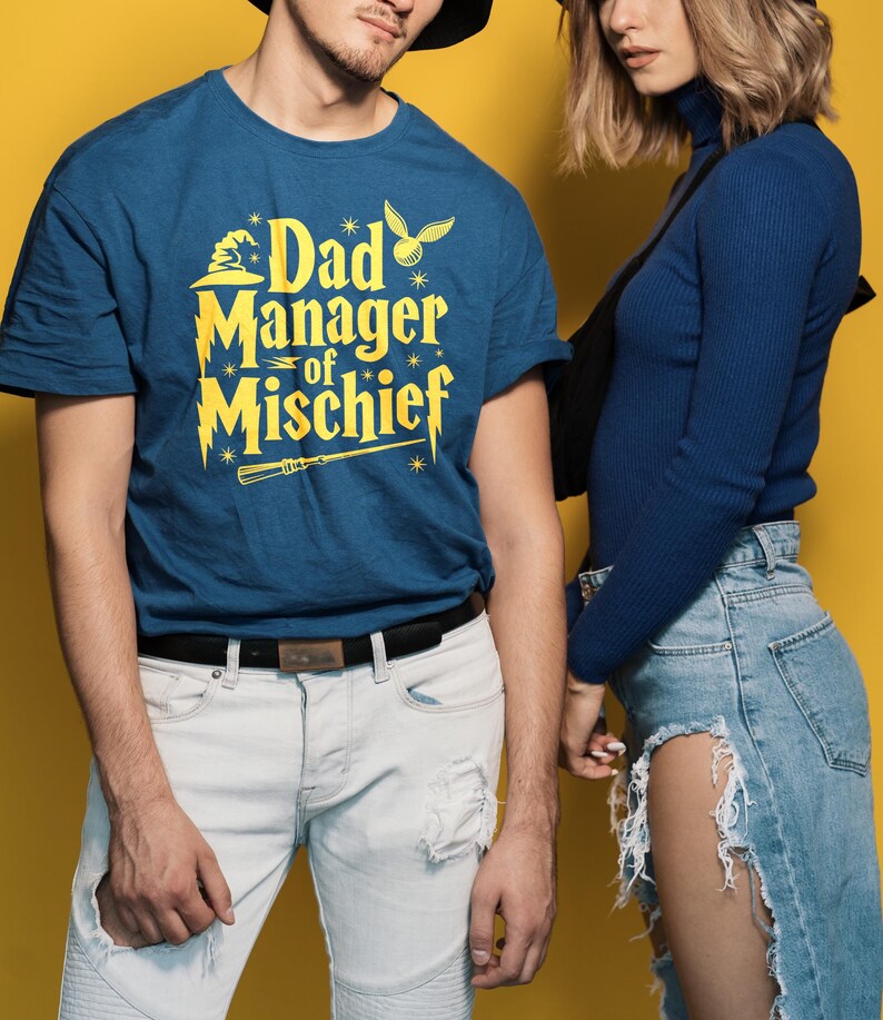 Dad Manager of Mischief Dad Shirt Png, Fantastic Dad Shirt, Father's ...