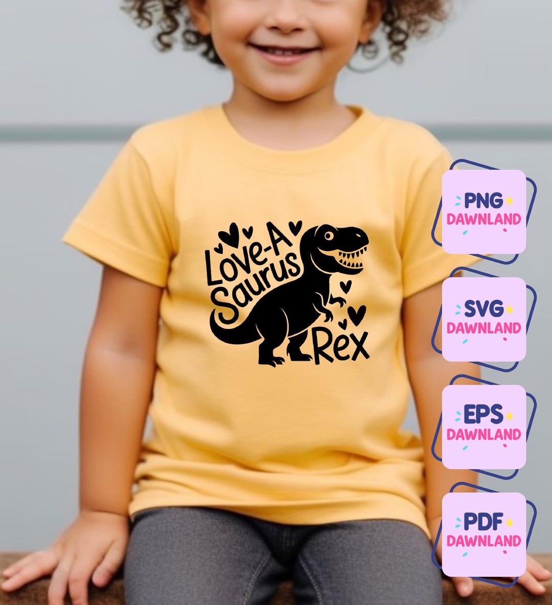 Love-a-saurus Rex SVG, Kids Valentine's Day Shirt (digital Download) - Etsy