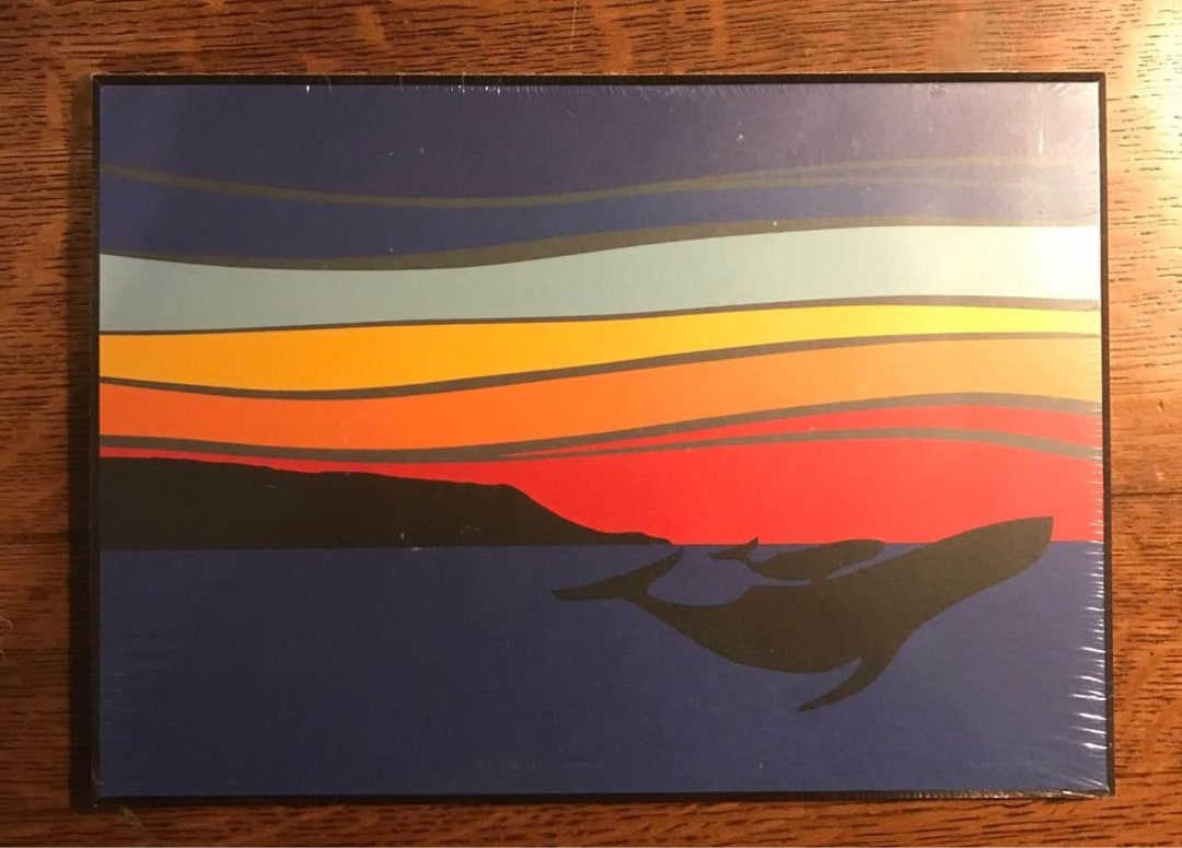 NEW Roy Henry Vickers Whales Wood Block Mounted, Canadian Native Art ...