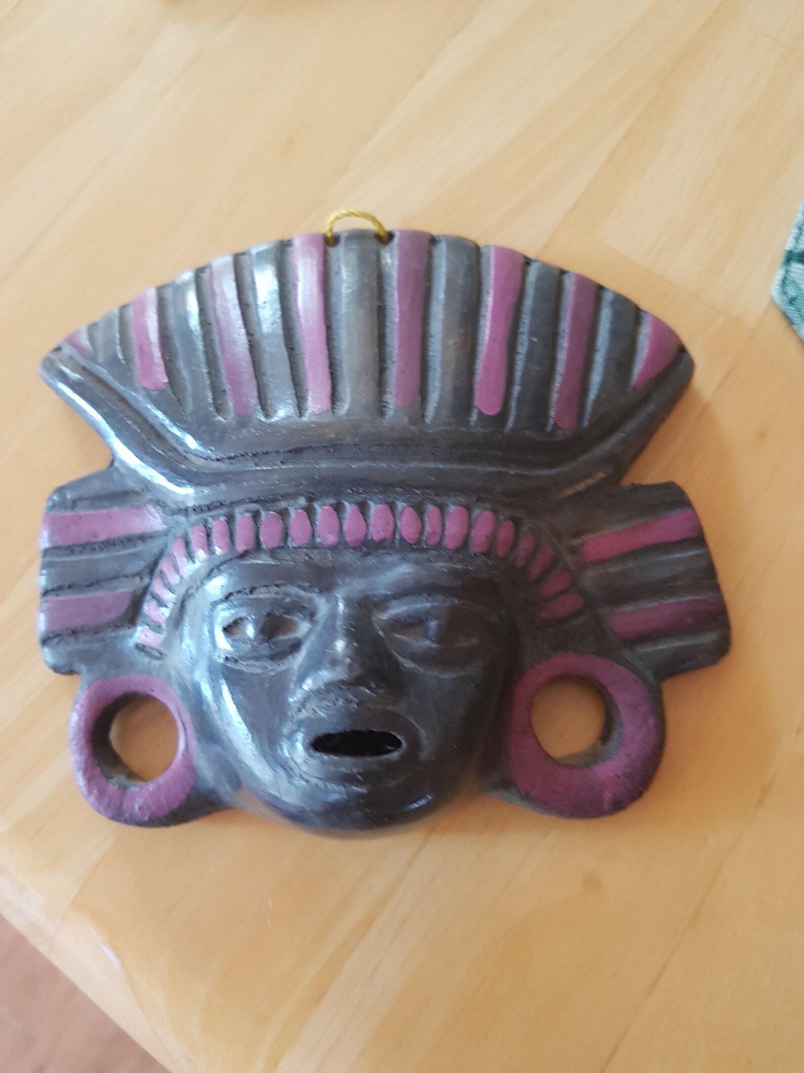 Small Carved Hand Made Maya Mask From Yucatan Mexico - Etsy