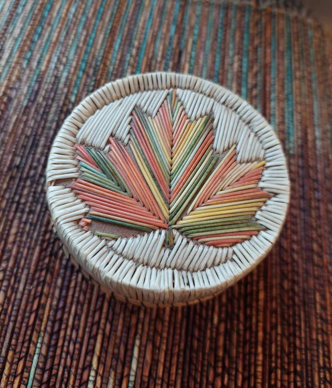 Vintage First Nations Native Quill and Birch Bark Basket, NWT Canada - Etsy