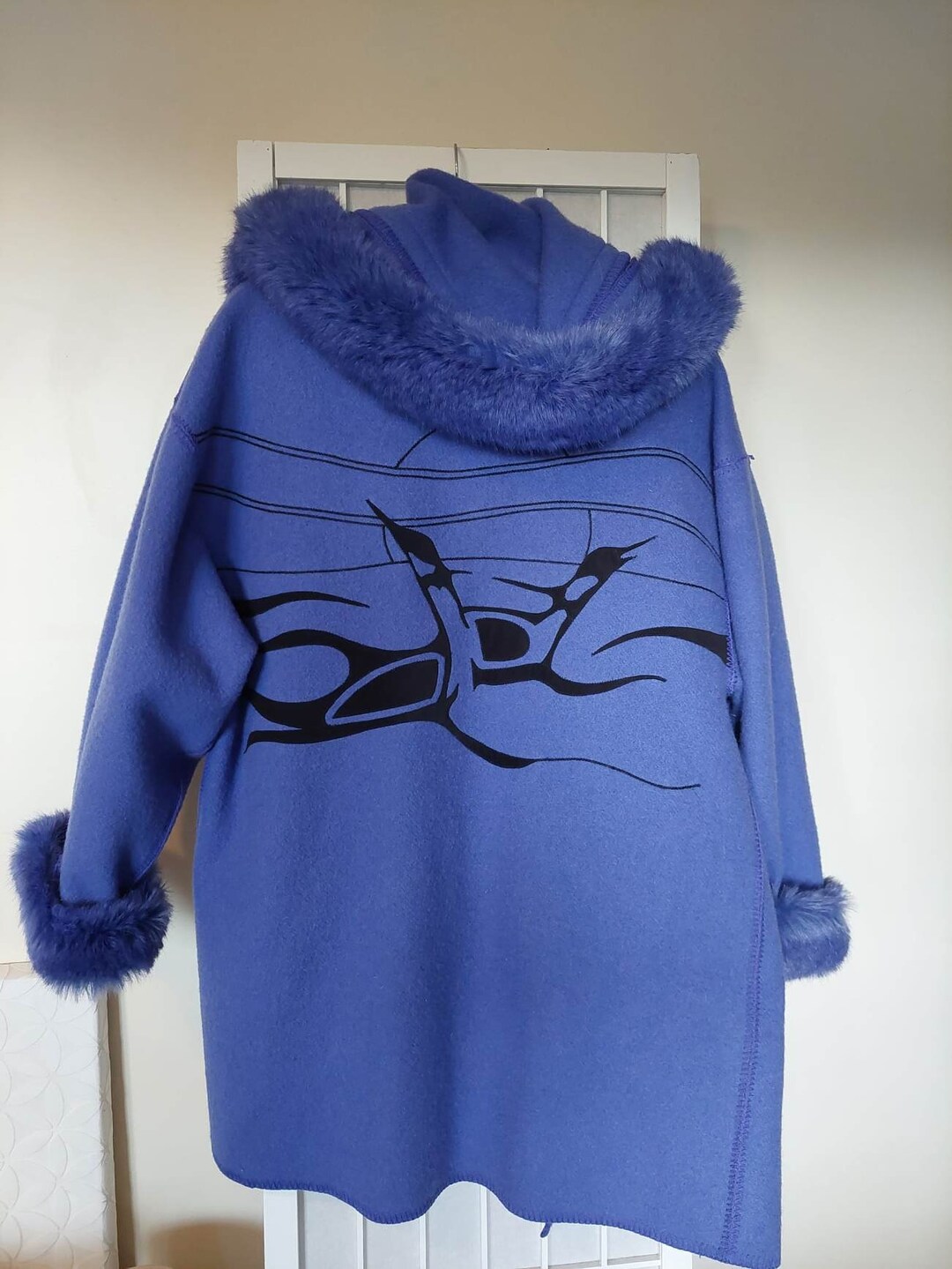 STUNNING 80s Linda Lundstrom La Parka Wool Coat With Loon - Etsy