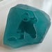 Inuit Vintage Carved Large Green Glass Paperweight, SIKU - Etsy