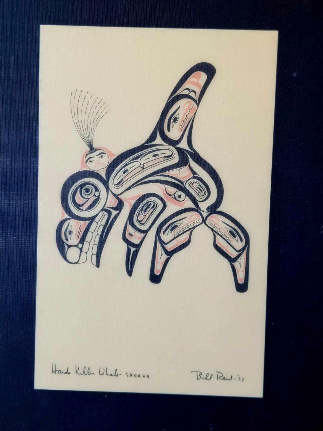 Bill Reid Vintage 1970's Killer Whale Block Print, Collectible First ...