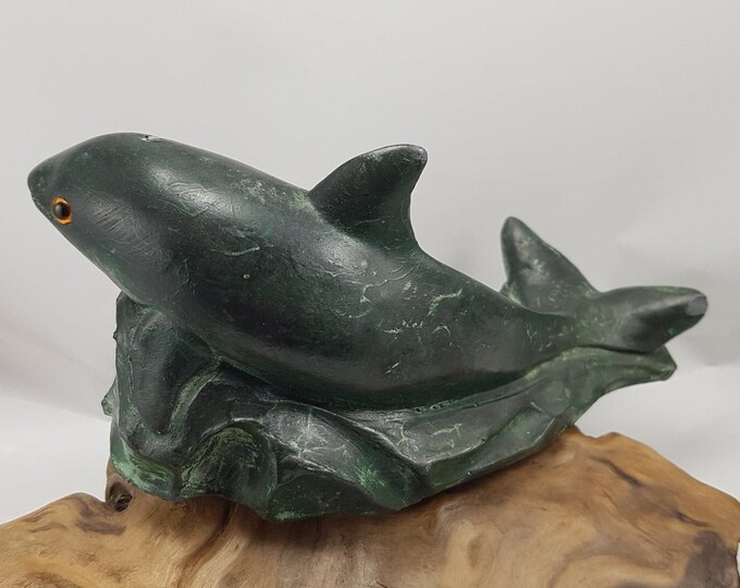 Vintage Cast Metal Orca Whale Statue by JOLIN in Canada - Etsy