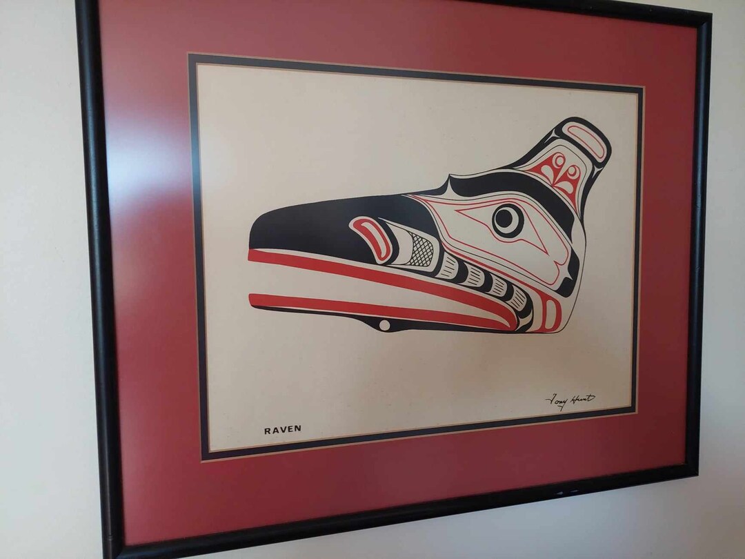 Large 20 Inch Vintage Tony HUNT Lithograph, RARE First Nations Art - Etsy